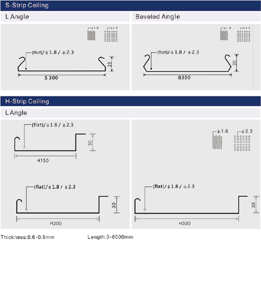 STRIP CEILING - PT. Refcor Daya Teknologi (Refcortech)